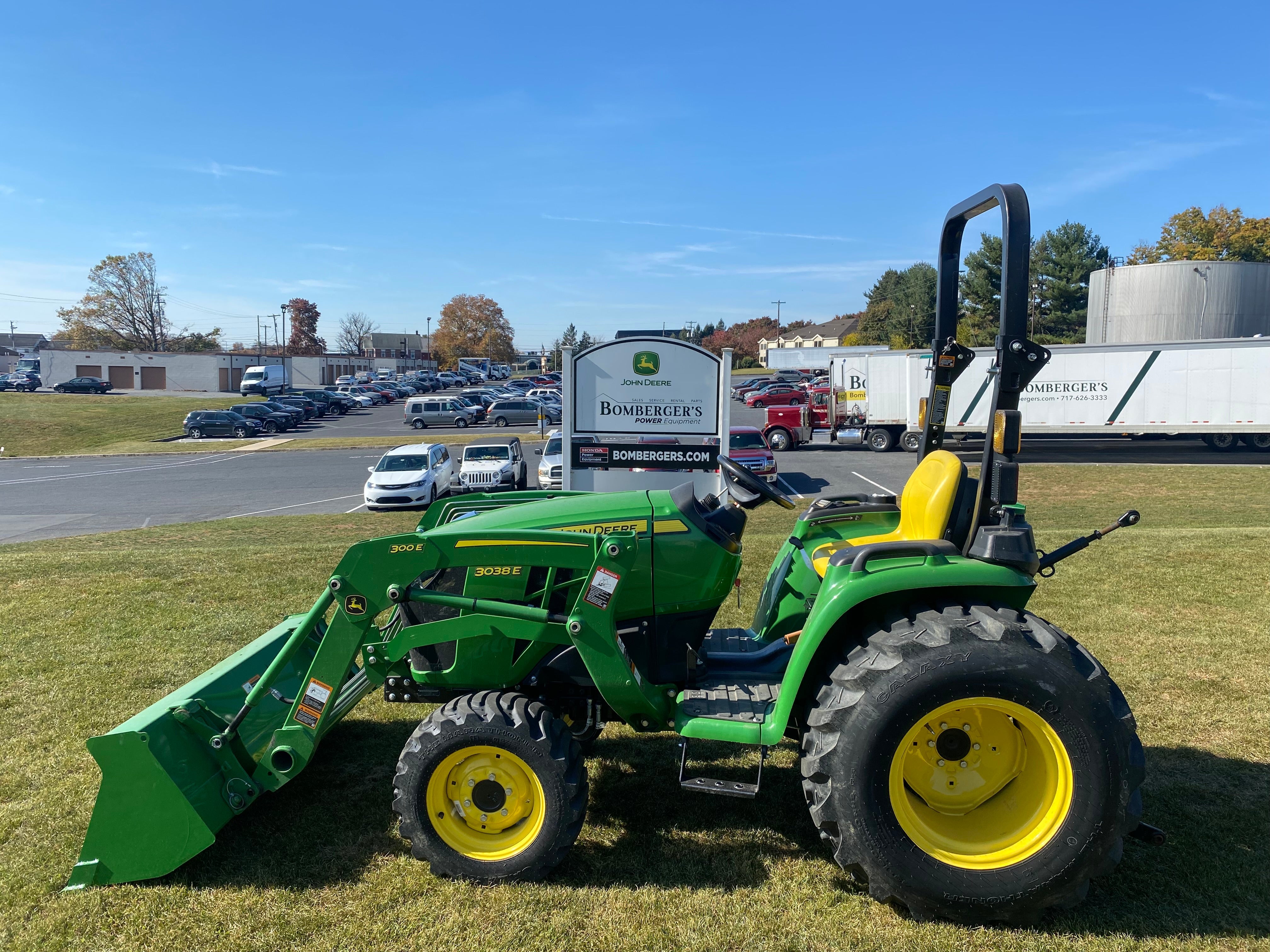 John Deere 3038E Compact w/ Loader – Bomberger's Outdoor Power Equipment